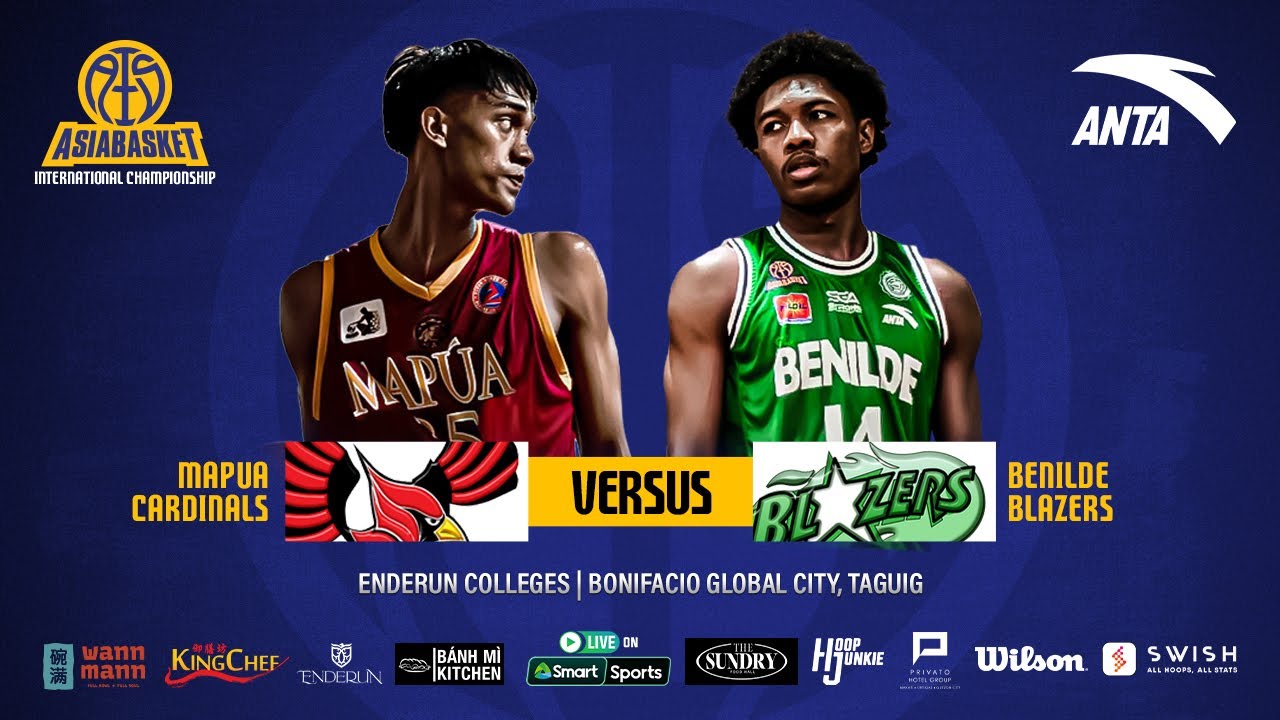 Mapúa Cardinals vs Benilde Blazers⁣⁣ | QF | 2024 ANTA Asiabasket ...