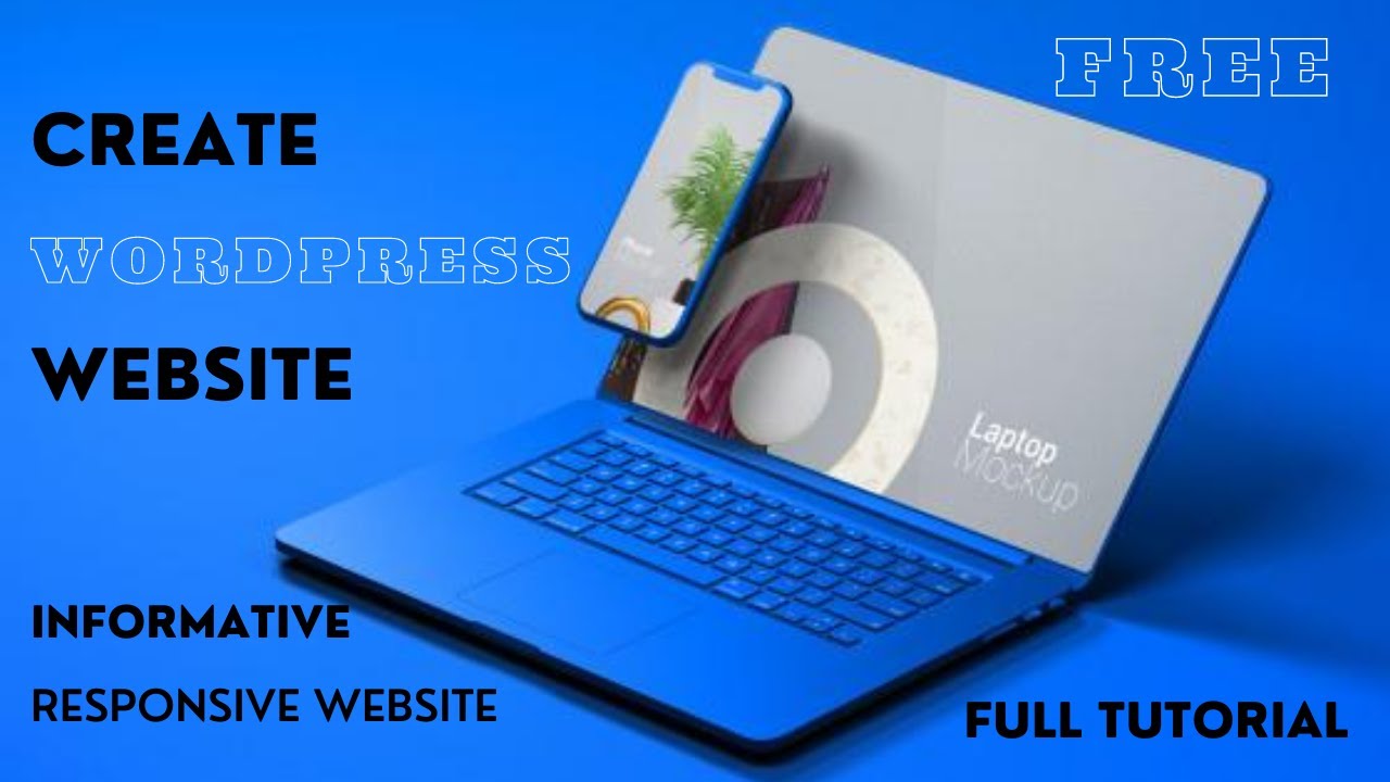Create Responsive Informative Website in WordPress in Hindi 2020 - YouTube