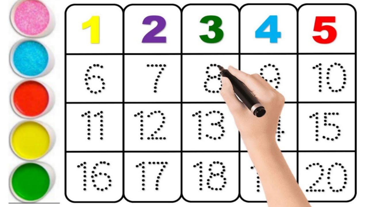 Abc| 1234 numbers | Counting numbers 1 to 20 | number song| abc song| a ...