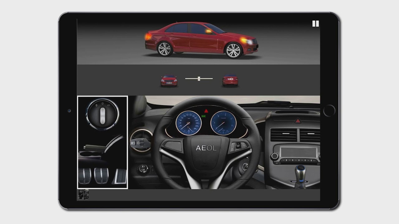 PANEL DE LUCES MULTIMEDIA B TEÓRICA COCHE AEOL - YouTube