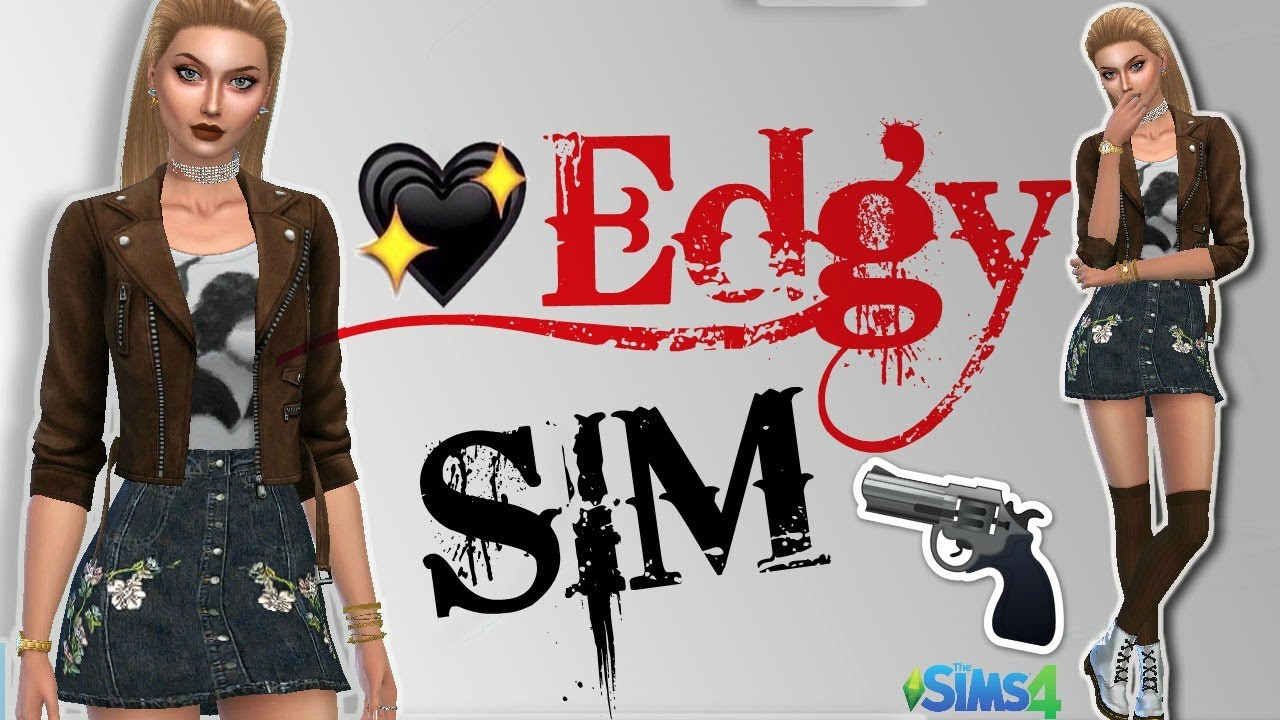 ( Sims 4 ) :☆ CREATING AN EDGY SIM ☆ ‖ Tatiana ‖ +CC LINKS - YouTube