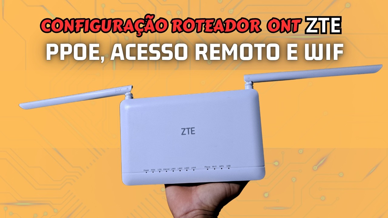 Roteador ZTE F670L | Ont V9 | Como configurar Acesso remoto, ppoe e ...