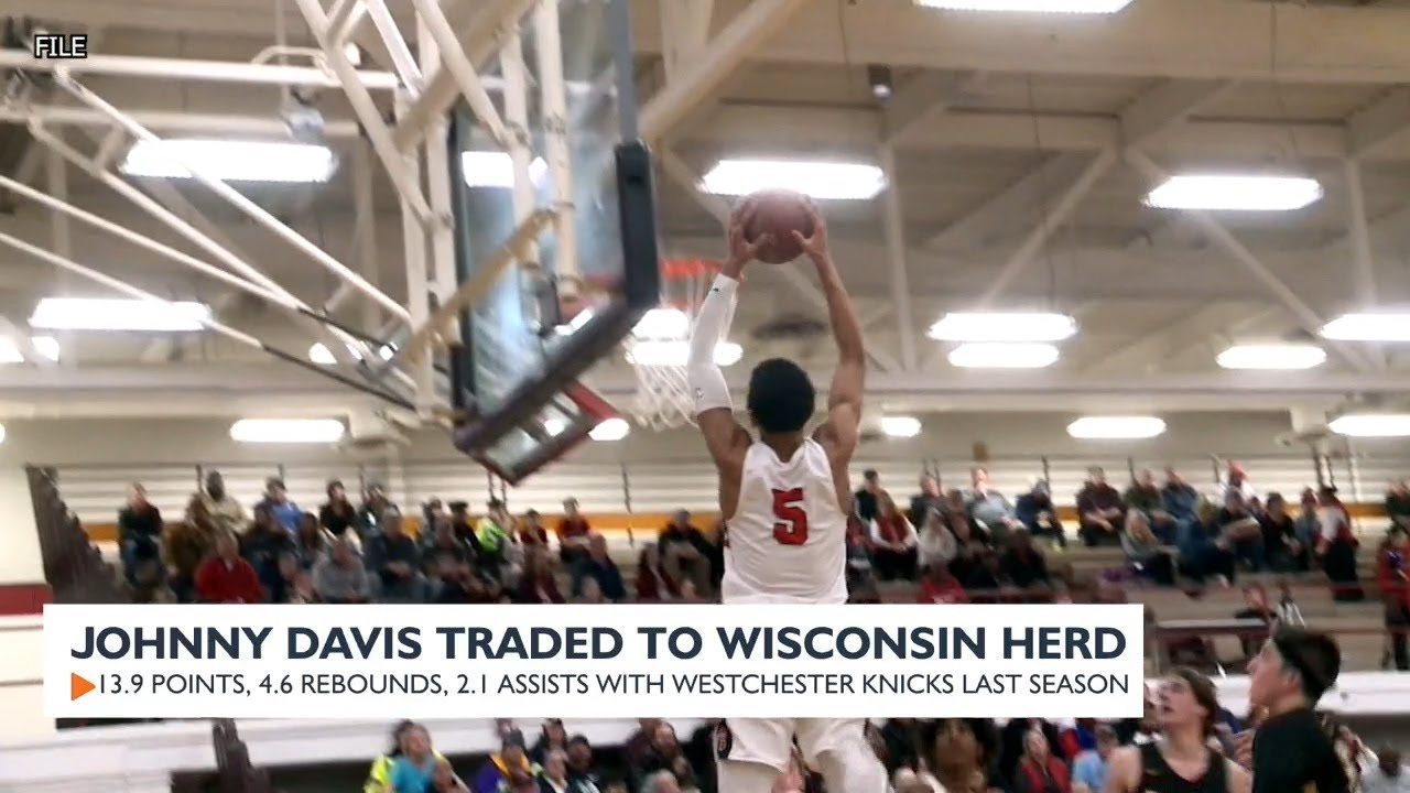 Johnny Davis traded to Bucks G League affiliate, Wisconsin Herd - YouTube