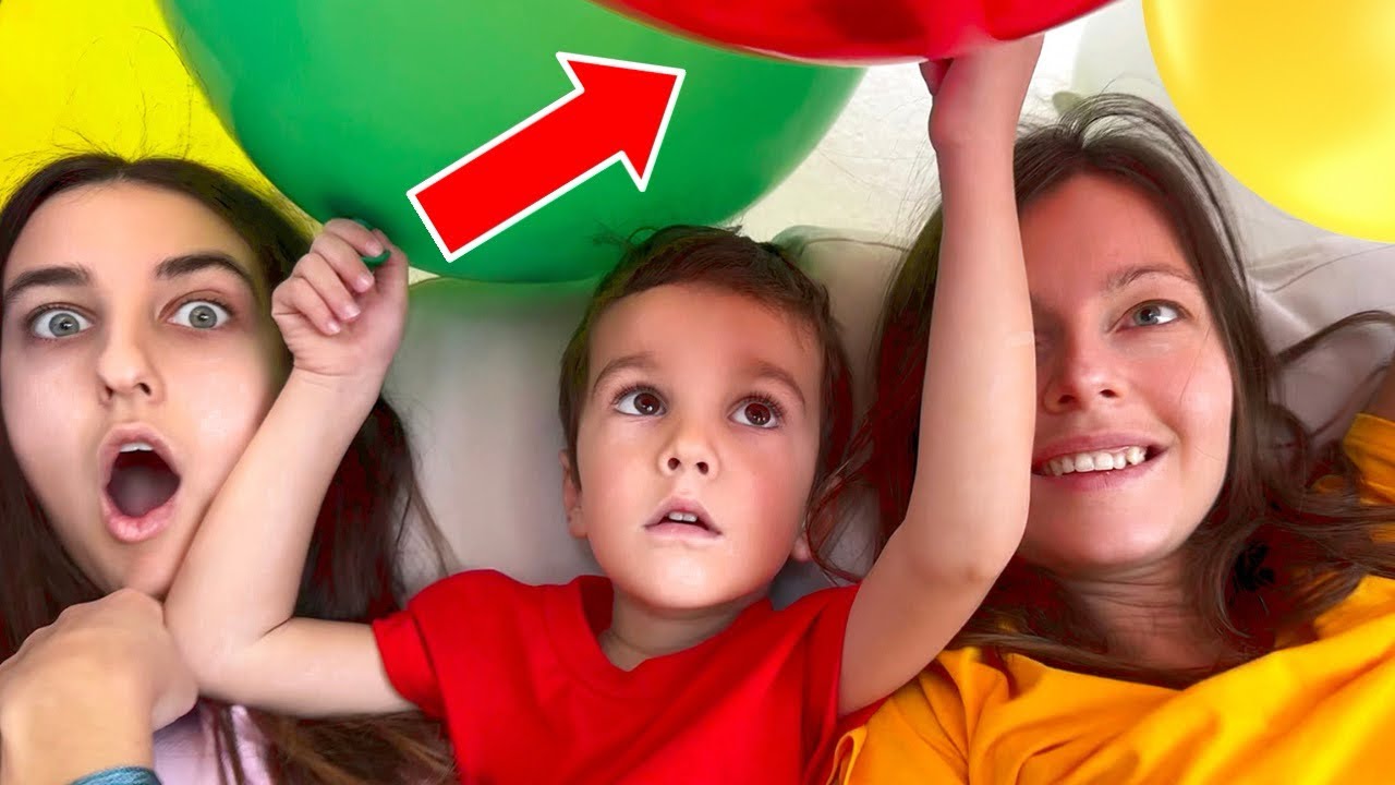 COLOR BALLOON POPPING Surprise Challenge with Friends. Can You Guess ...