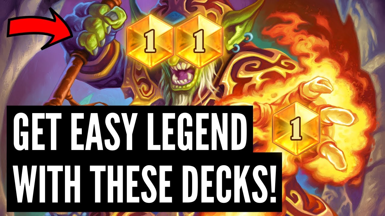 The 5 BEST DECKS to get LEGEND in Standard and Wild since the nerfs ...