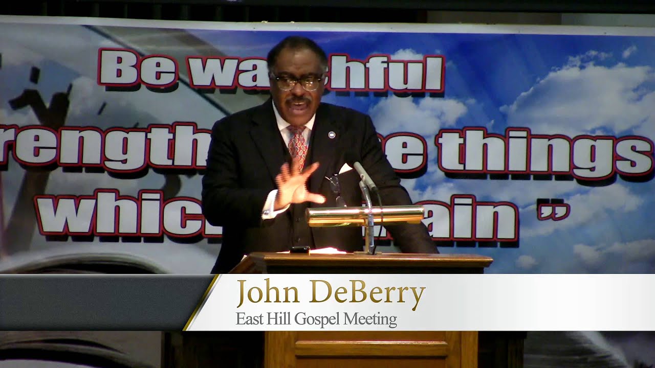 Jesus Our Pattern and Example John DeBerry - YouTube