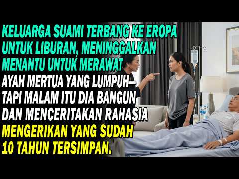 ✈️Ibu Mertua Terbang Ke Eropa, Menantu Merawat Ayah Mertua Lumpuh—malamnya Dia Bangun…