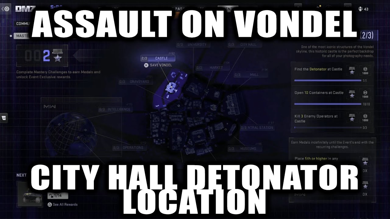 Assault On Vondel City Hall Detonator Location Guide! (MW2 Warzone/DMZ ...