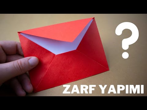 Kağıttan Zarf Yapımı | Kağıttan Zarf Nasıl Yapılır? (İki Farklı Model)