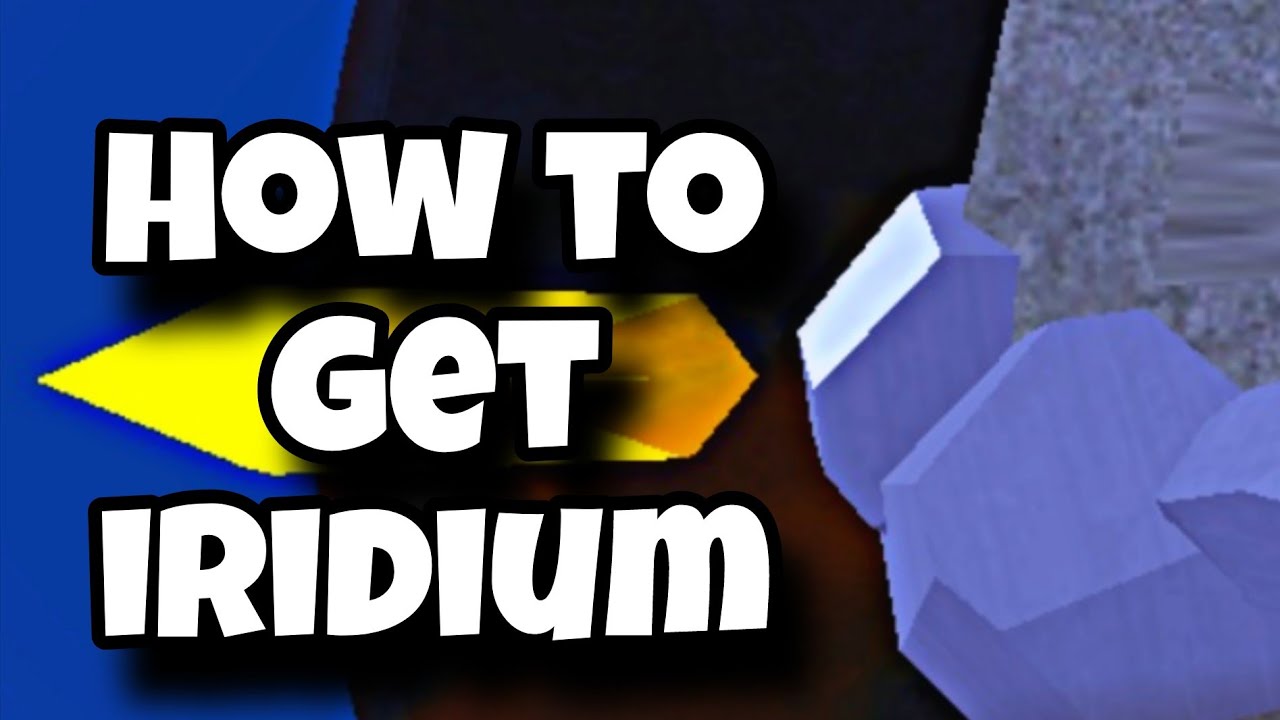 How to Get Iridium in Prospecting Roblox | iridium - YouTube