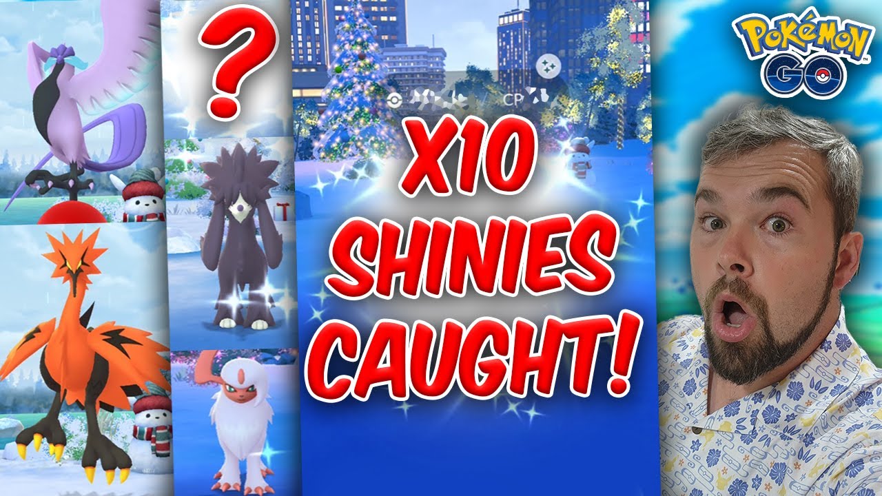10 Shinies Caught! 2 Galarian Birds! & More! Final Holiday Shiny Hunt ...
