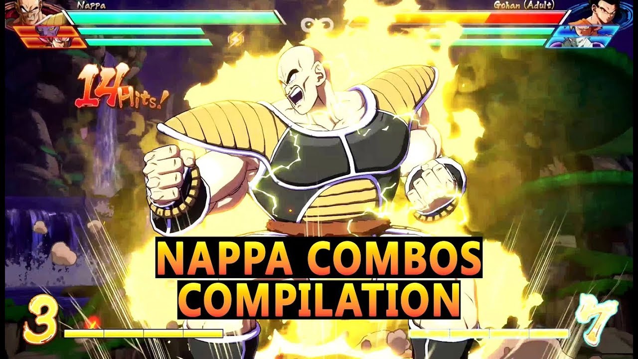 DRAGON BALL FIGHTER Z : NAPPA COMBOS COMPILATION 4K ULTRA HD - YouTube