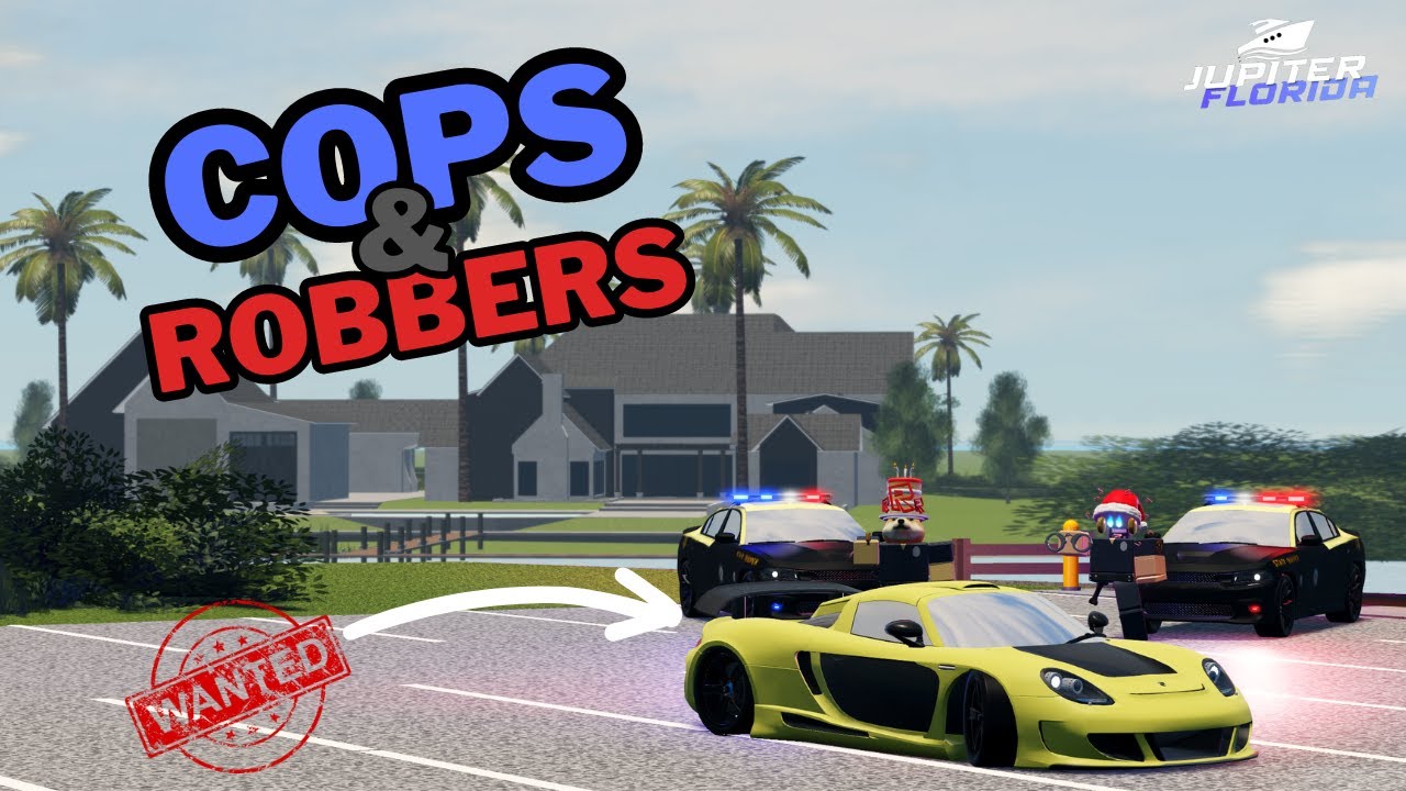 Cops And Robbers In Jupiter Florida In ROBLOX! - YouTube