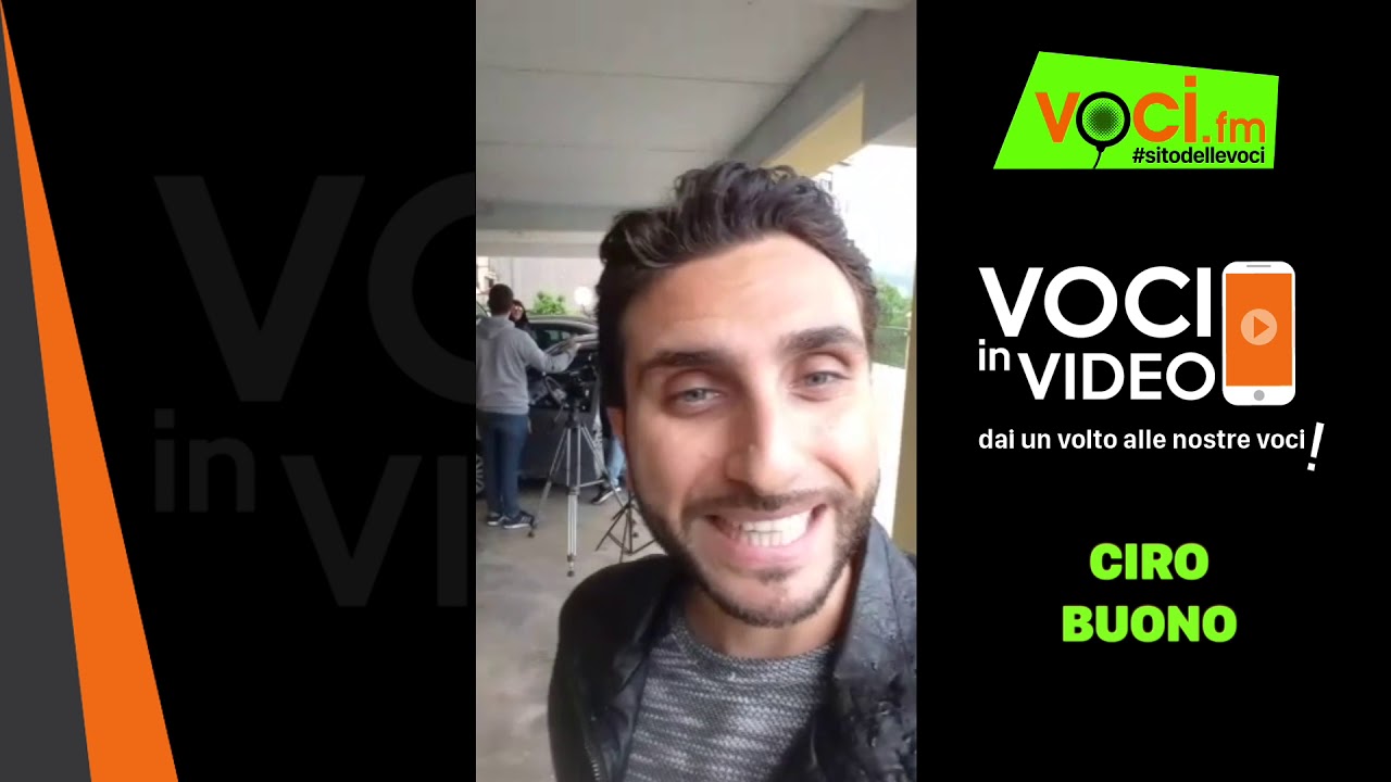 CIRO BUONO saluta VOCI.fm - YouTube