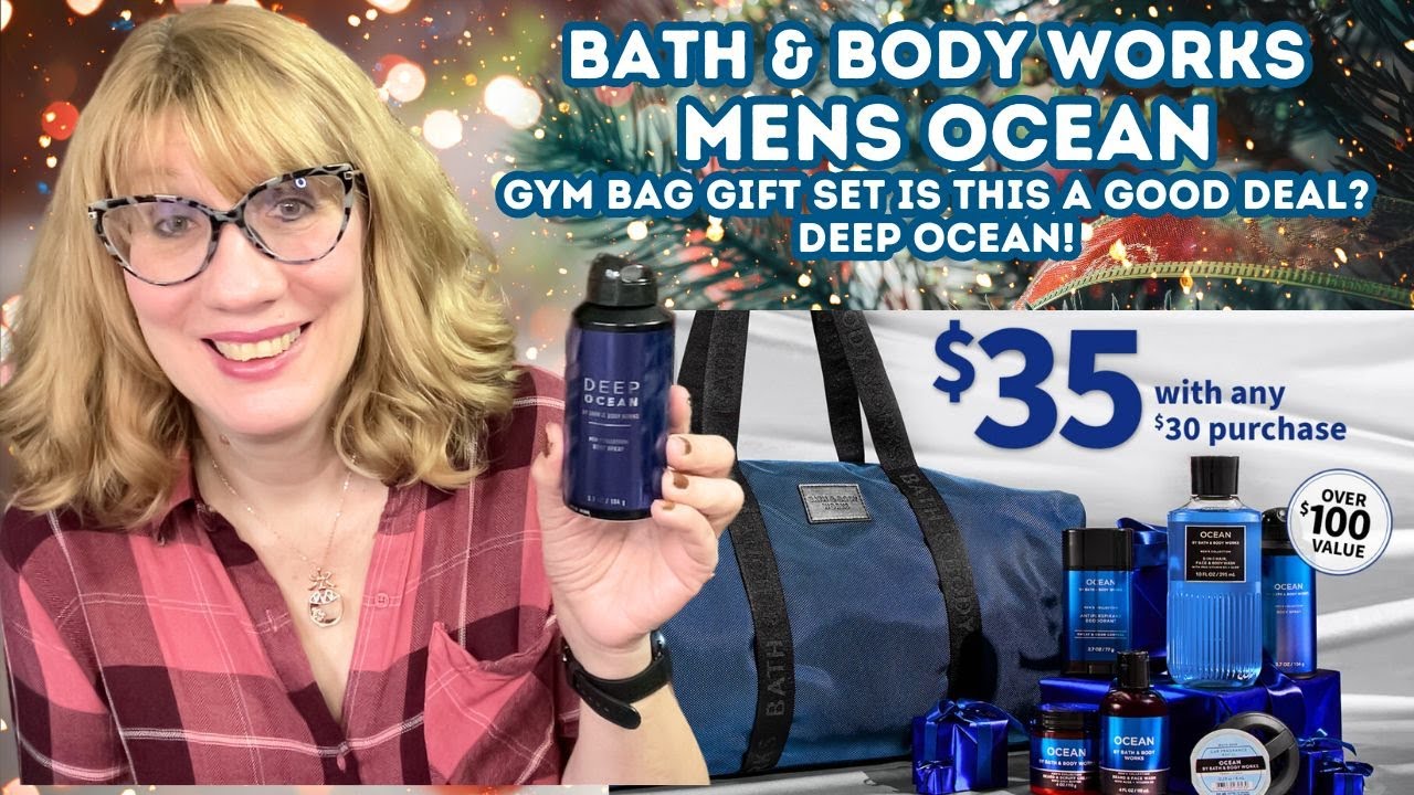 Bath & Body Works Mens Ocean Gym Bag Gift Set - Is This A Good Deal ...