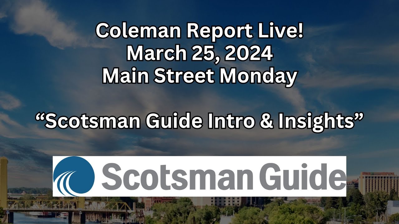 Scotsman Guide Intro & Insights - YouTube