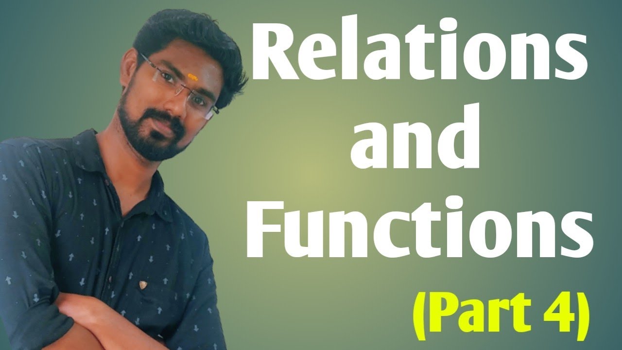 Relations and Functions (part 4) for class XII explained in malayalam - YouTube