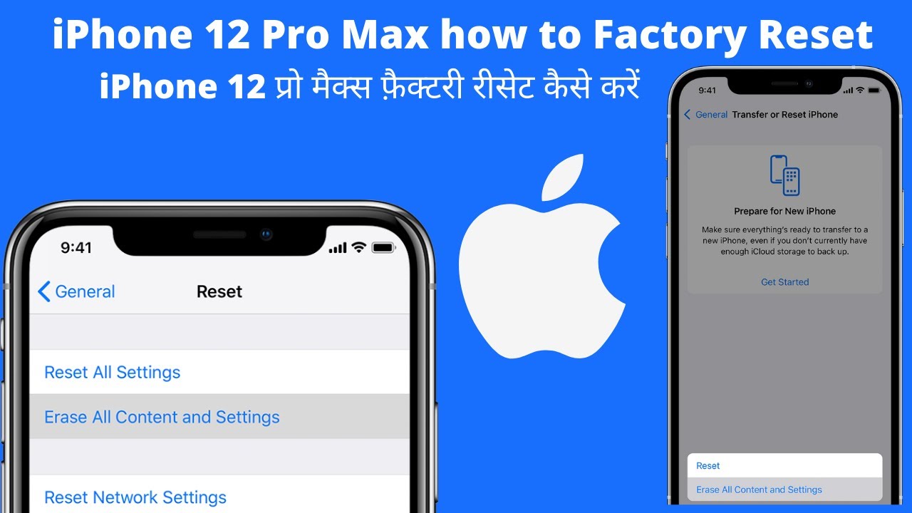 How to reset iPhone 12 pro max | iPhone 12 | Technical Apple - YouTube