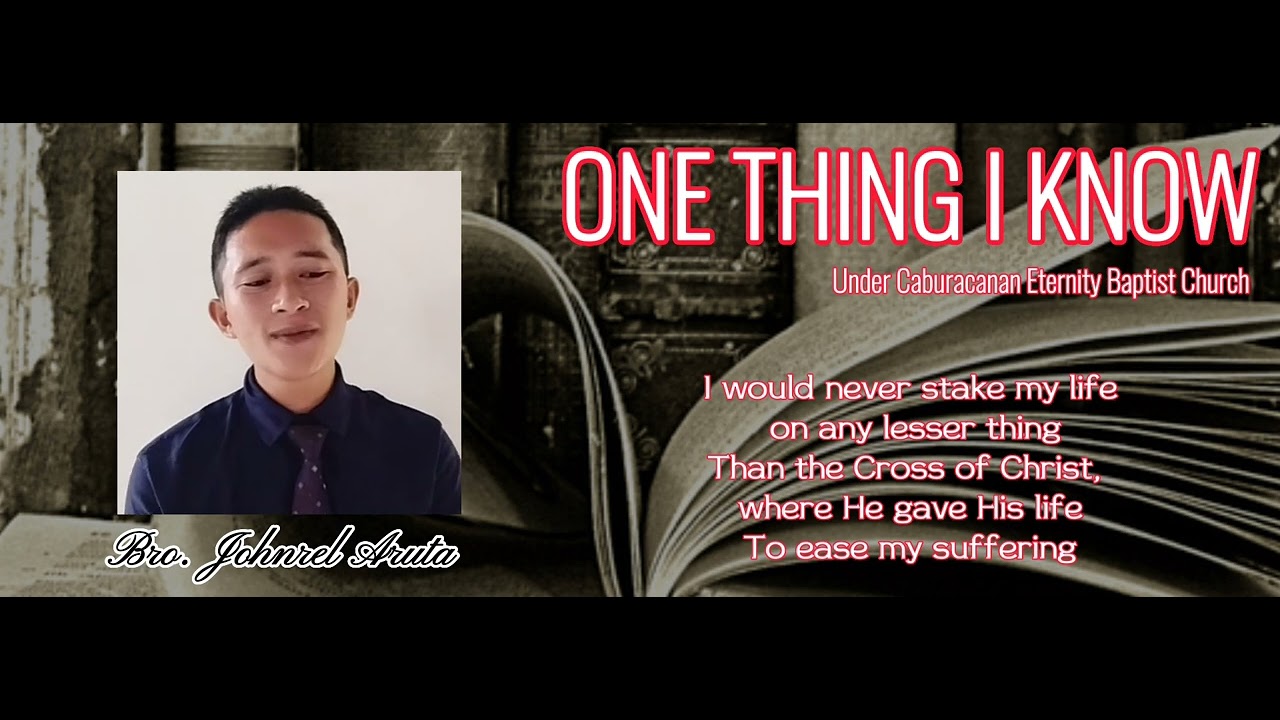 One Thing I Know @Rhoi757 - YouTube