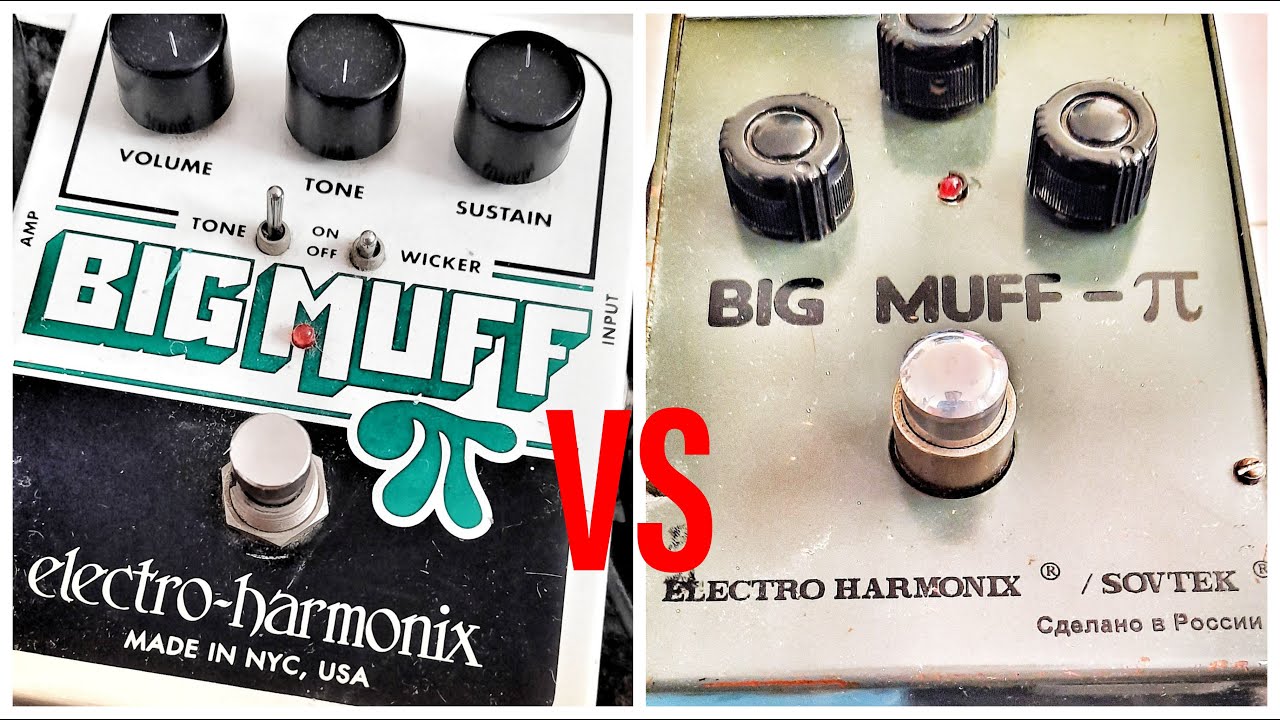 Fuzz Shootout: Green Russian Big Muff vs Big Muff Pi Tone Wicker ...