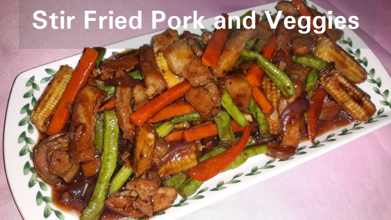 How to cook Stir Fried Pork and Veggies - YouTube