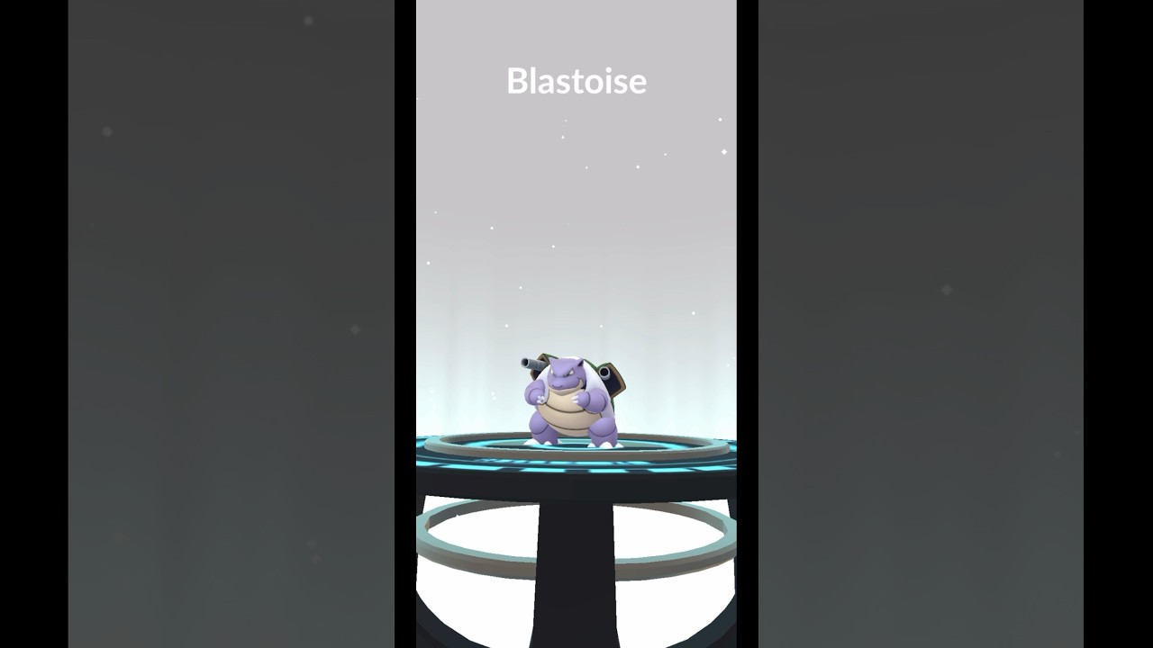 Shiny Blastoise evolution in Pokémon Go #shinypokemon #pokemon # ...