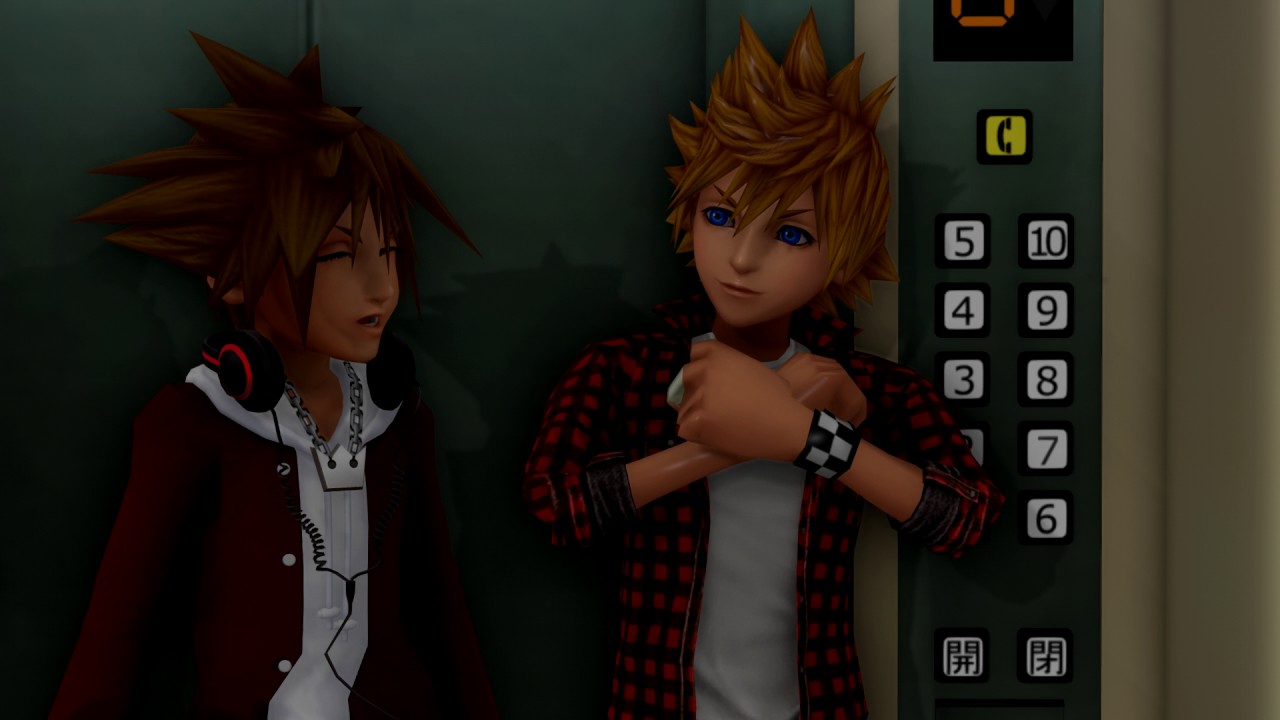 kingdom hearts elevator mmd - YouTube