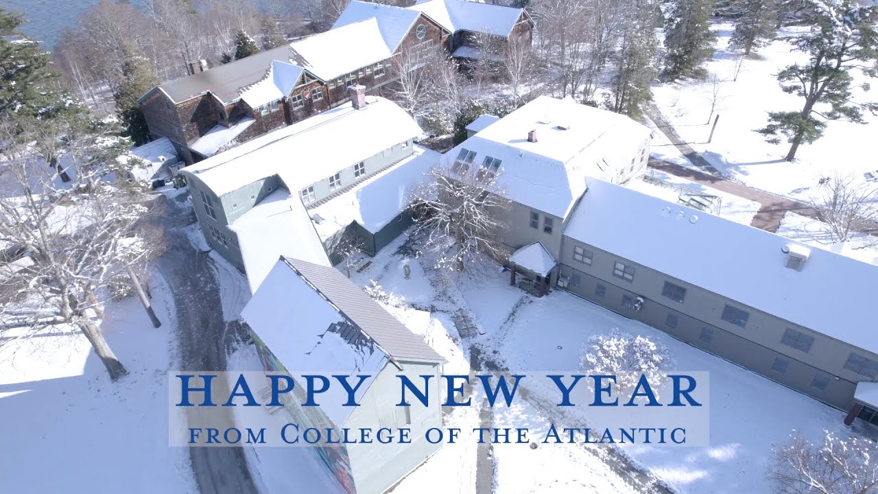 Happy New Year from College of the Atlantic - YouTube