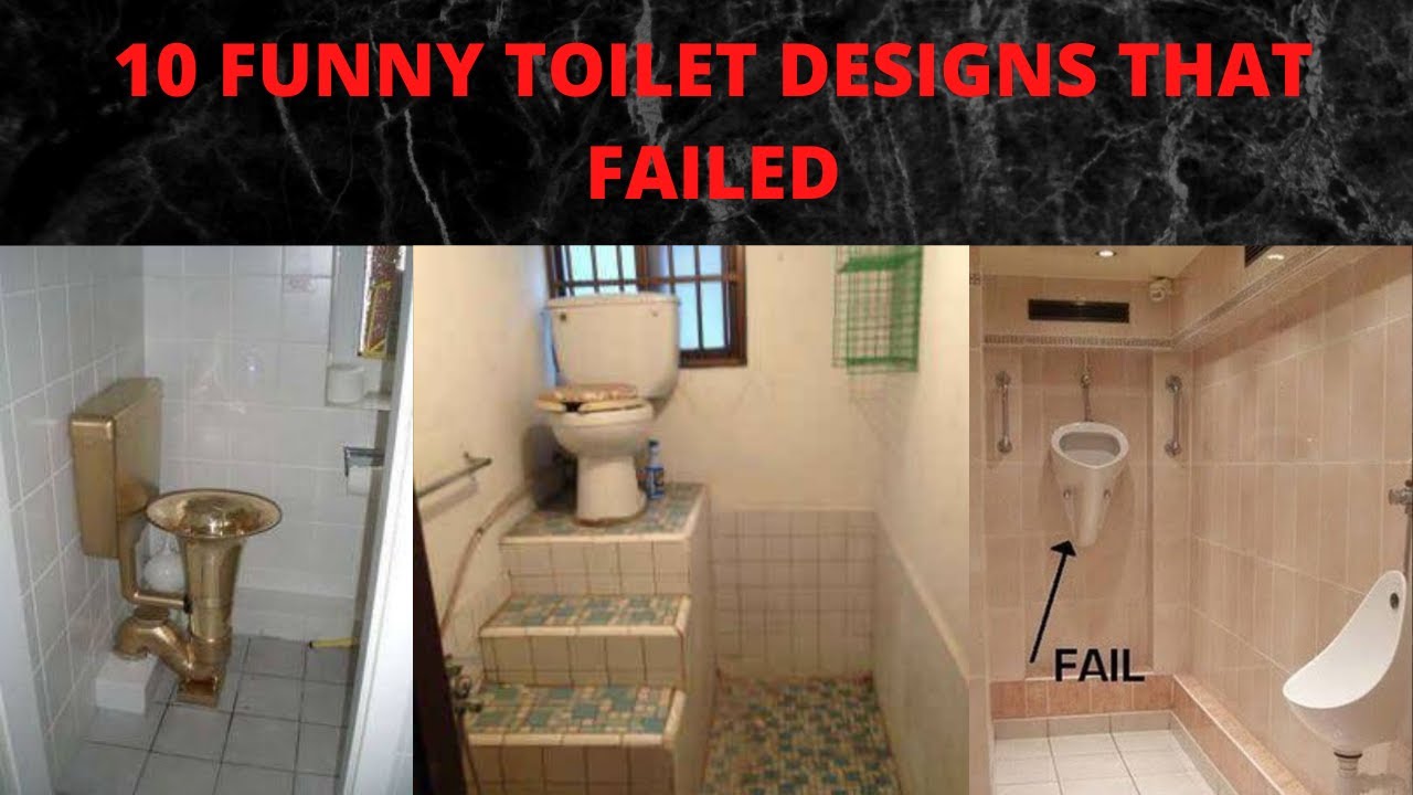 10 Funny Toilet Designs That Failed | ftBharath - YouTube