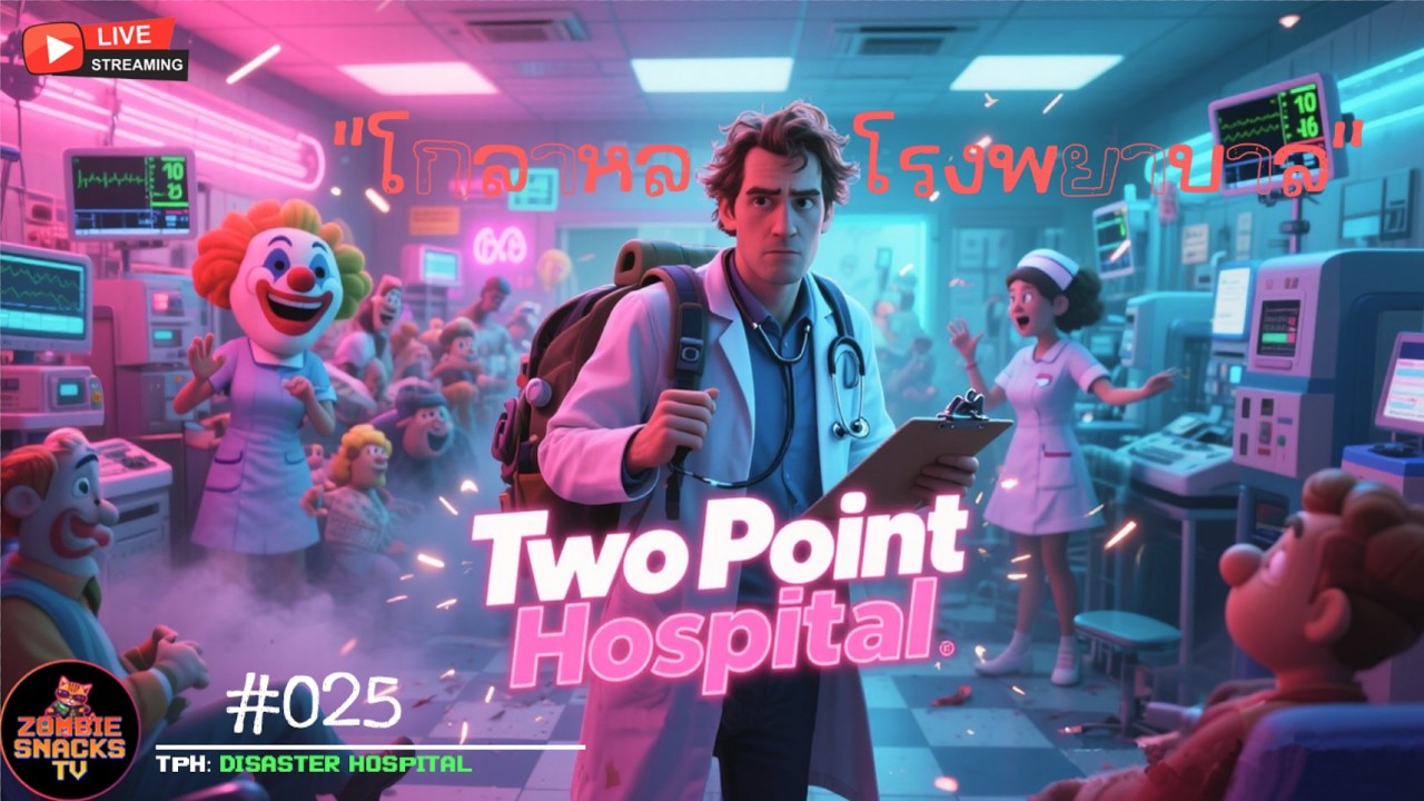 🧑‍⚕️Two Point Hospital💉| โกลาหลโรงพยาบาล!- 025 | ด่าน15 "Ailing" - YouTube