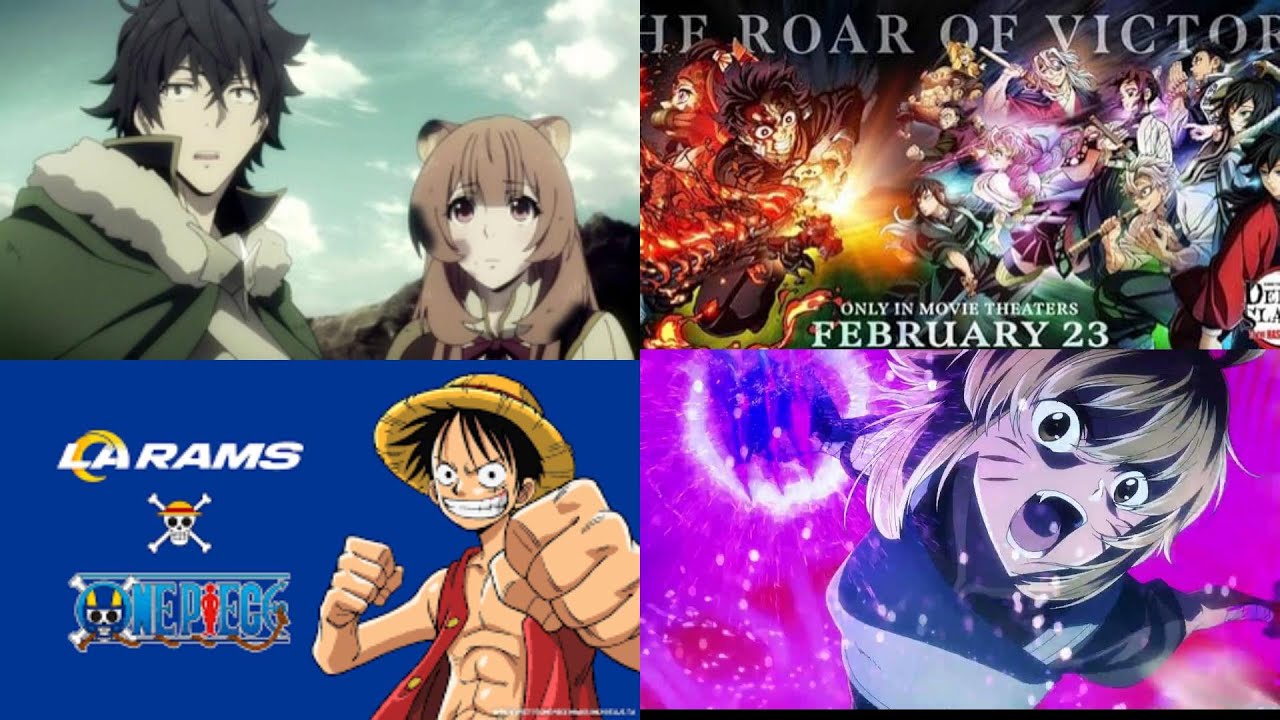 One Piece And LA Rams | Demon Slayer Coming To Theaters | Shield Hero ...