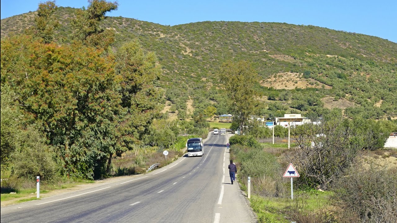 الطريق من مدينة وزان الى شفشاون سحر وجمال الطبيعة DRIVING IN MOROCCO ...