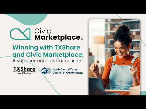 Win Government Contracts Faster (Without the Headache) | TXShare + Civic Marketplace