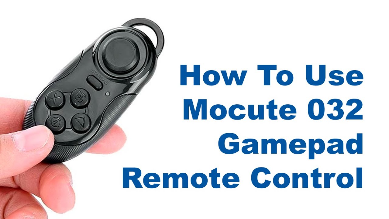 How To Use Mocute 032 Gamepad Remote Control - YouTube