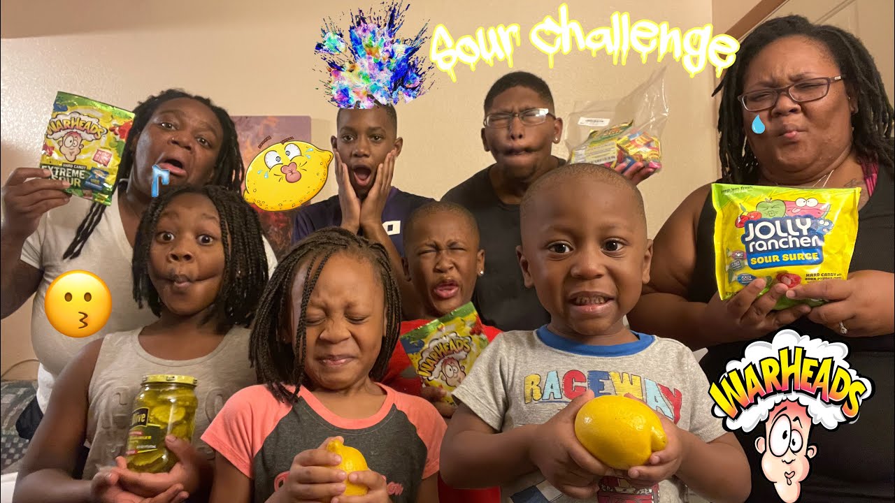 Sour challenge… losers get punishment - YouTube