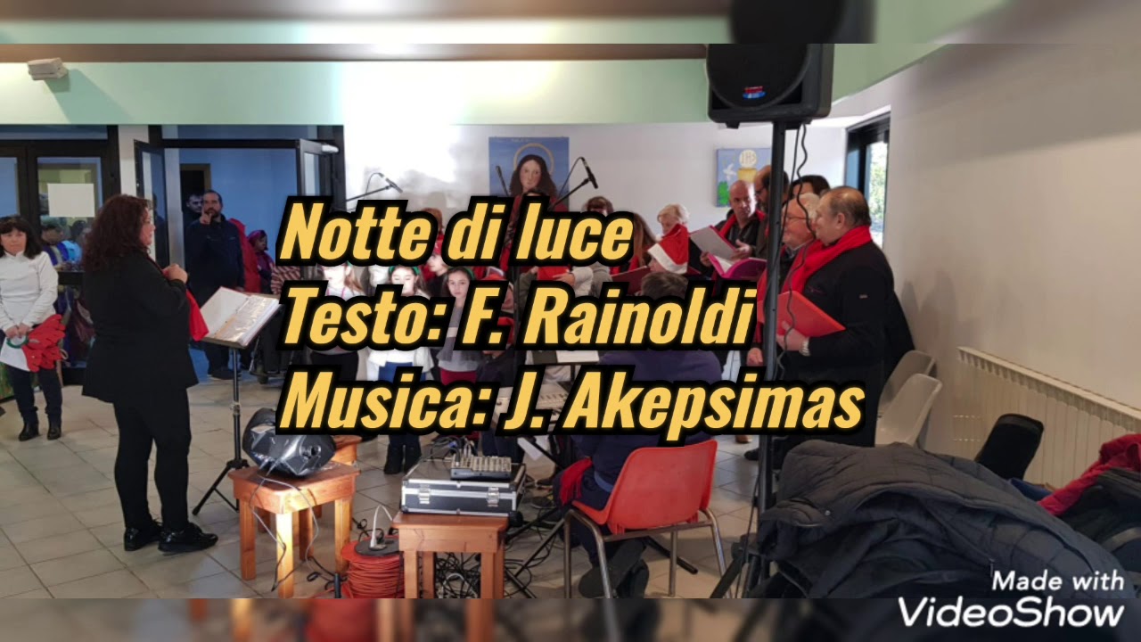 Notte di luce - arrangiamento per coro a 4 voci miste di Cumar ...
