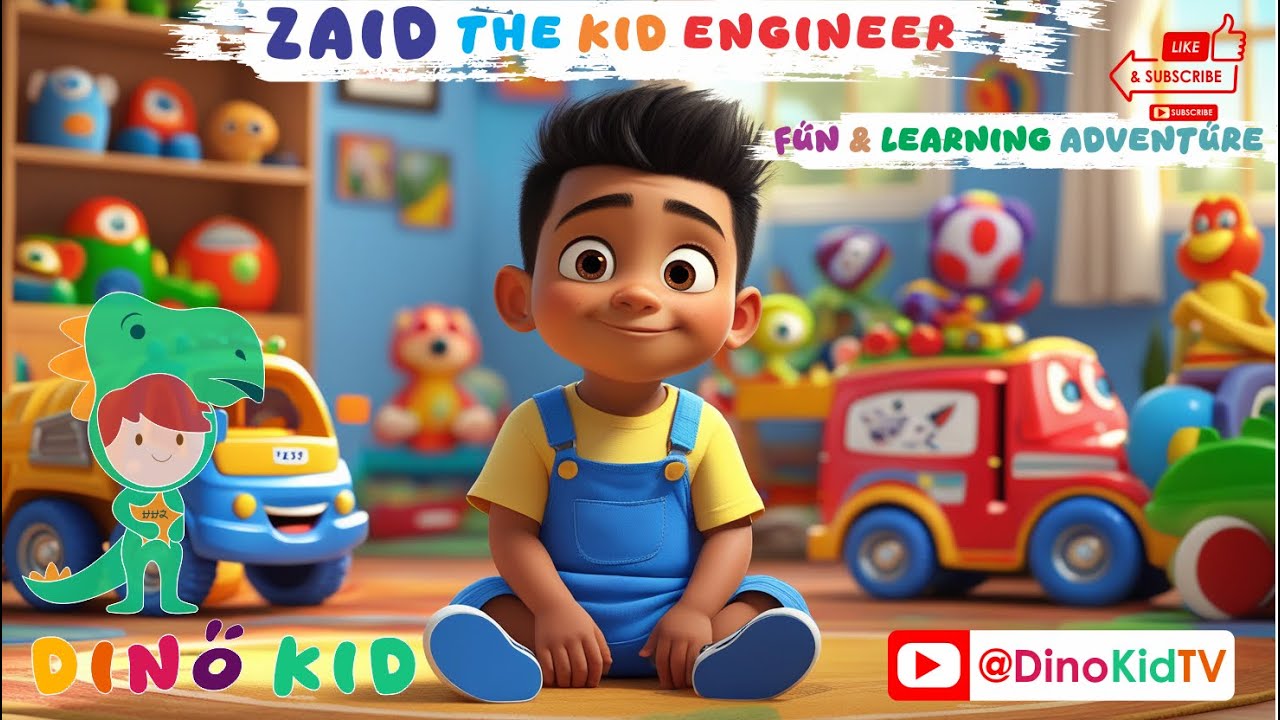 Zaid the Kid Engineer 🛠️ | Curious Toy Fixer | Fun & Learning Adventure ...