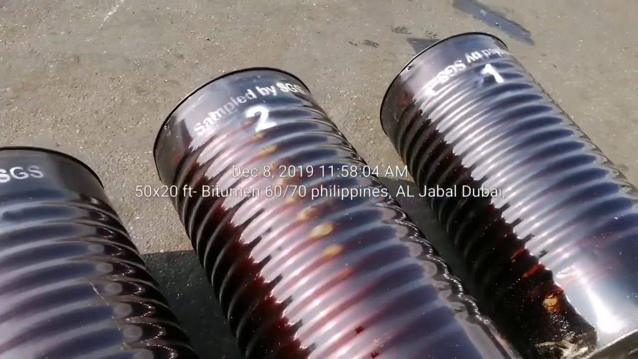 Sampling Bitumen by sgs - YouTube