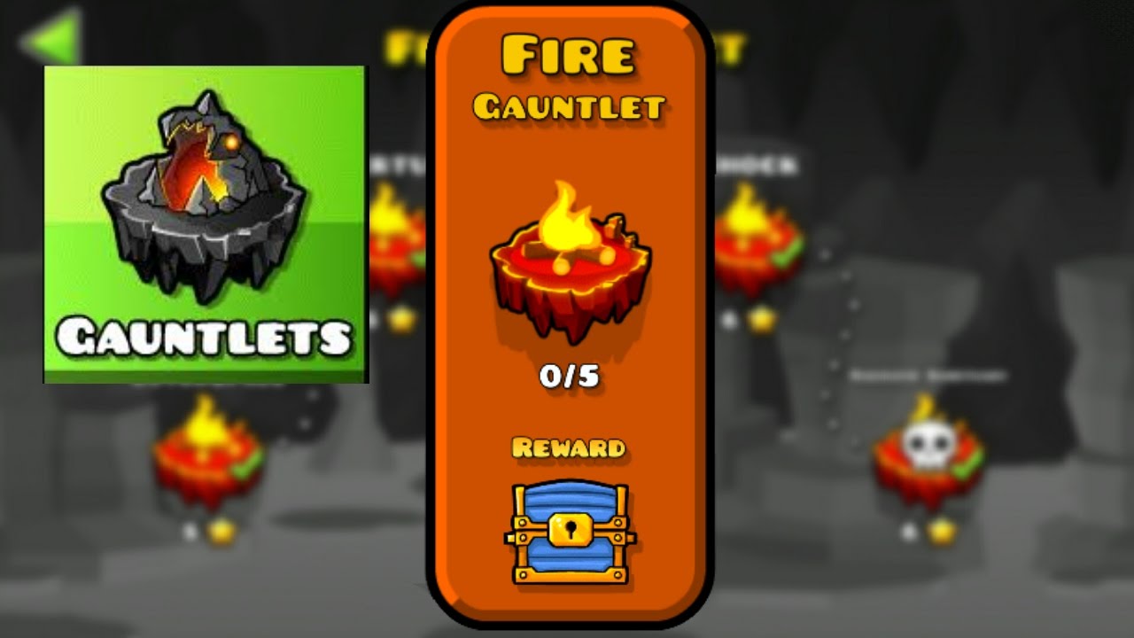 "¡Fire Gauntlet!" | Geometry Dash | BskT Far - YouTube