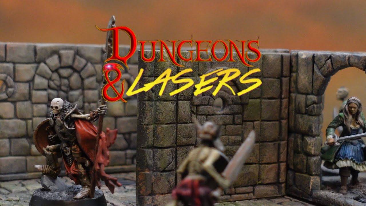 Painting My Dungeons and Lasers Core Set - YouTube