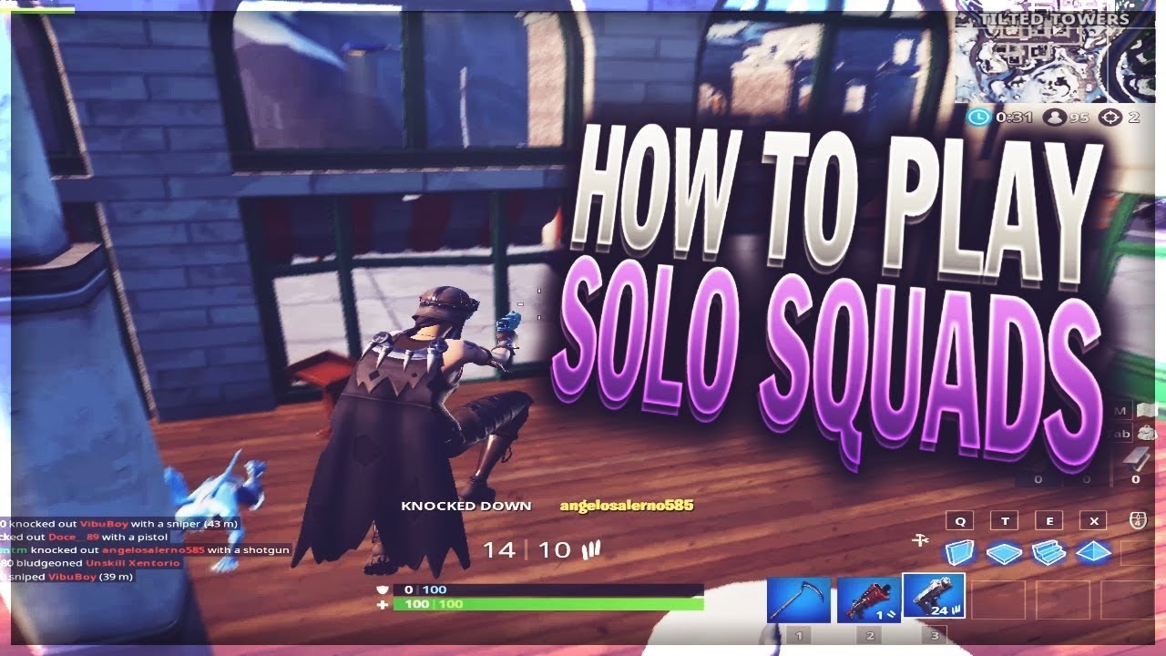 How to Play Solo Squads in Fortnite Season 7 - YouTube