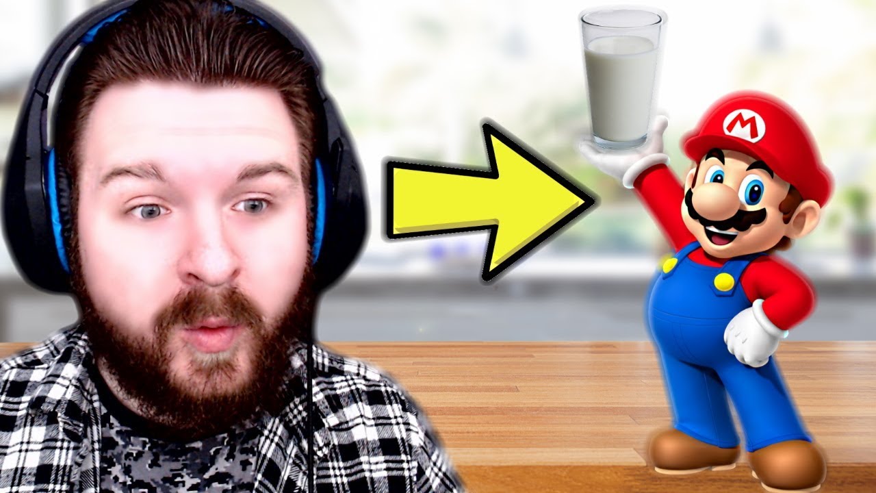 MARIO GOES TO THE FRIDGE TO GET SOME MILK! | Fan Game - YouTube