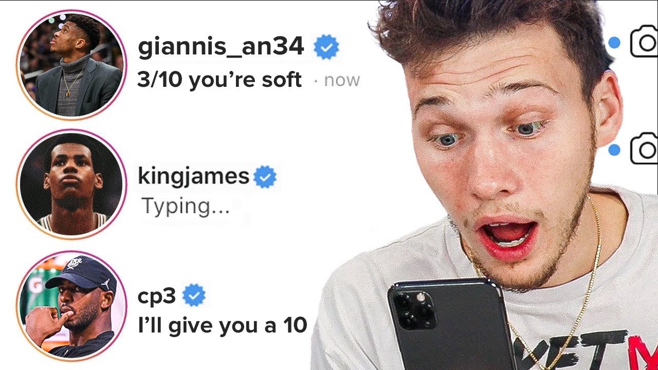 DM'ING 100 NBA Players To Rate My Basketball Skills - YouTube