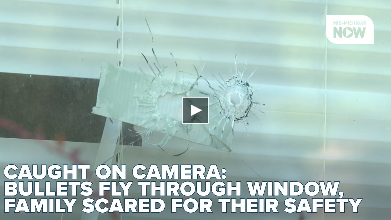 SCARY! Drive-by shooting caught on security camera - YouTube