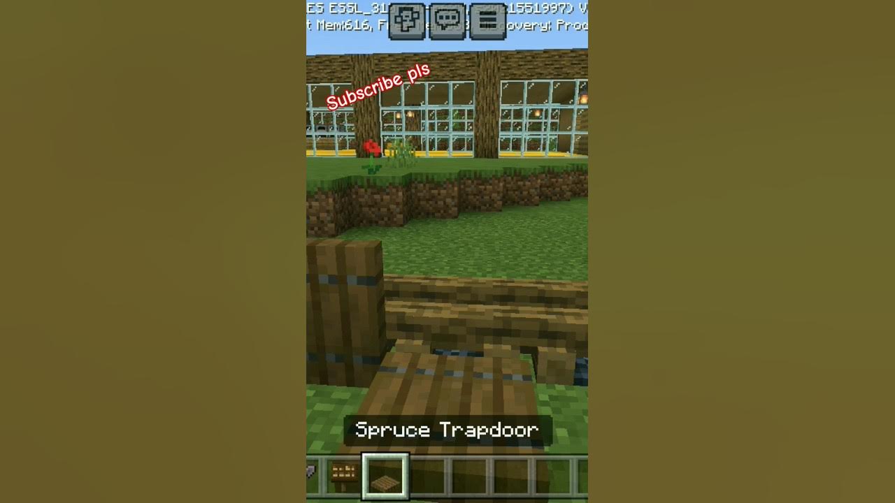 How to make bench in Minecraft - YouTube