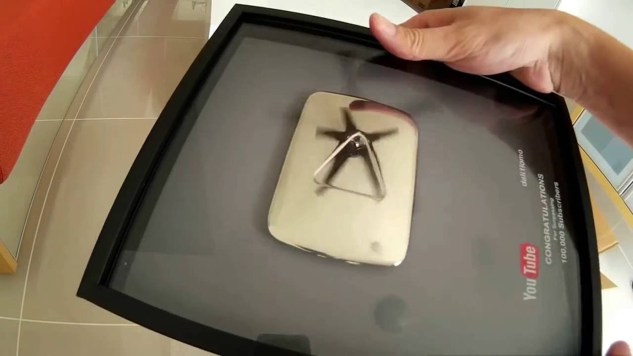 My Silver Play Button! - YouTube