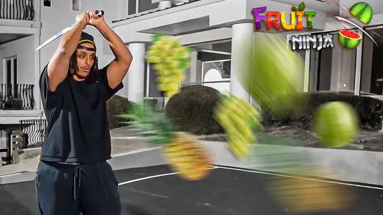 Agent Plays IRL FRUIT NINJA With a Real Samurai - YouTube