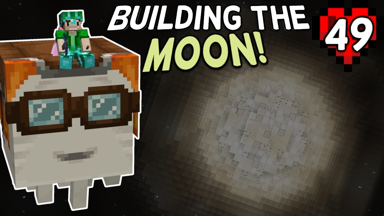 BUILDING THE MOON! - Minecraft Hardcore Ep 49 - YouTube
