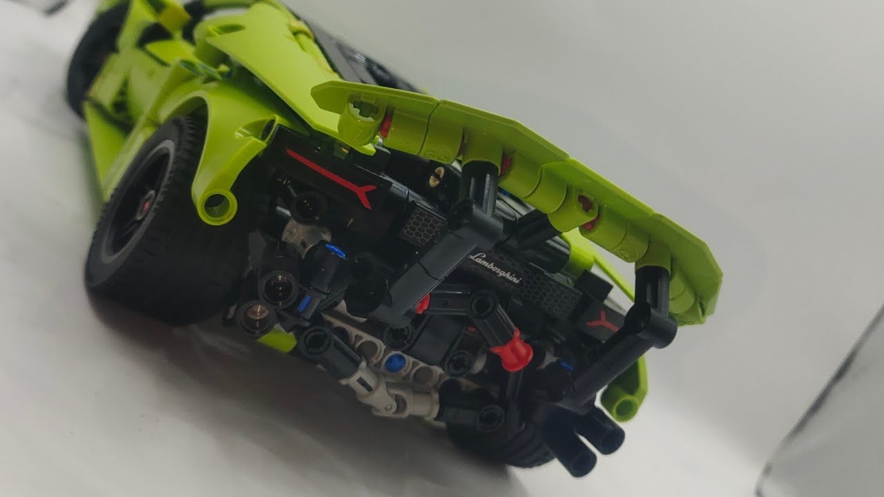 LEGO Lamborghini huracan custom rear bumper (42161 mod) - YouTube