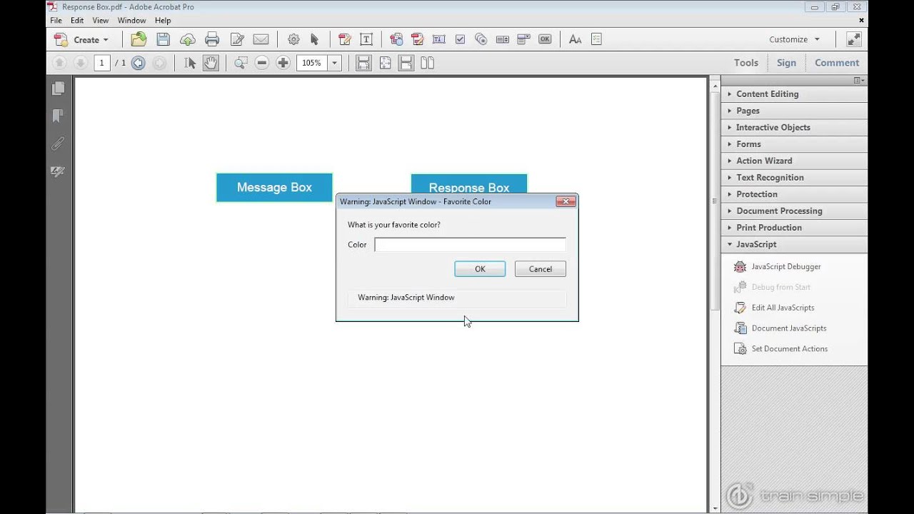 Acrobat Xi Tutorial Creating Response Boxes Youtube 4839
